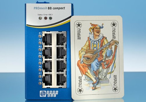 Indu Sol Promesh B8 Compact 8 Port Managed Profinet Switch
